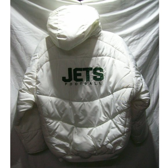Reebok | Jackets & Coats | Rare Rbk Nfl Ny Jets Winter Coat Youth L 416 ...